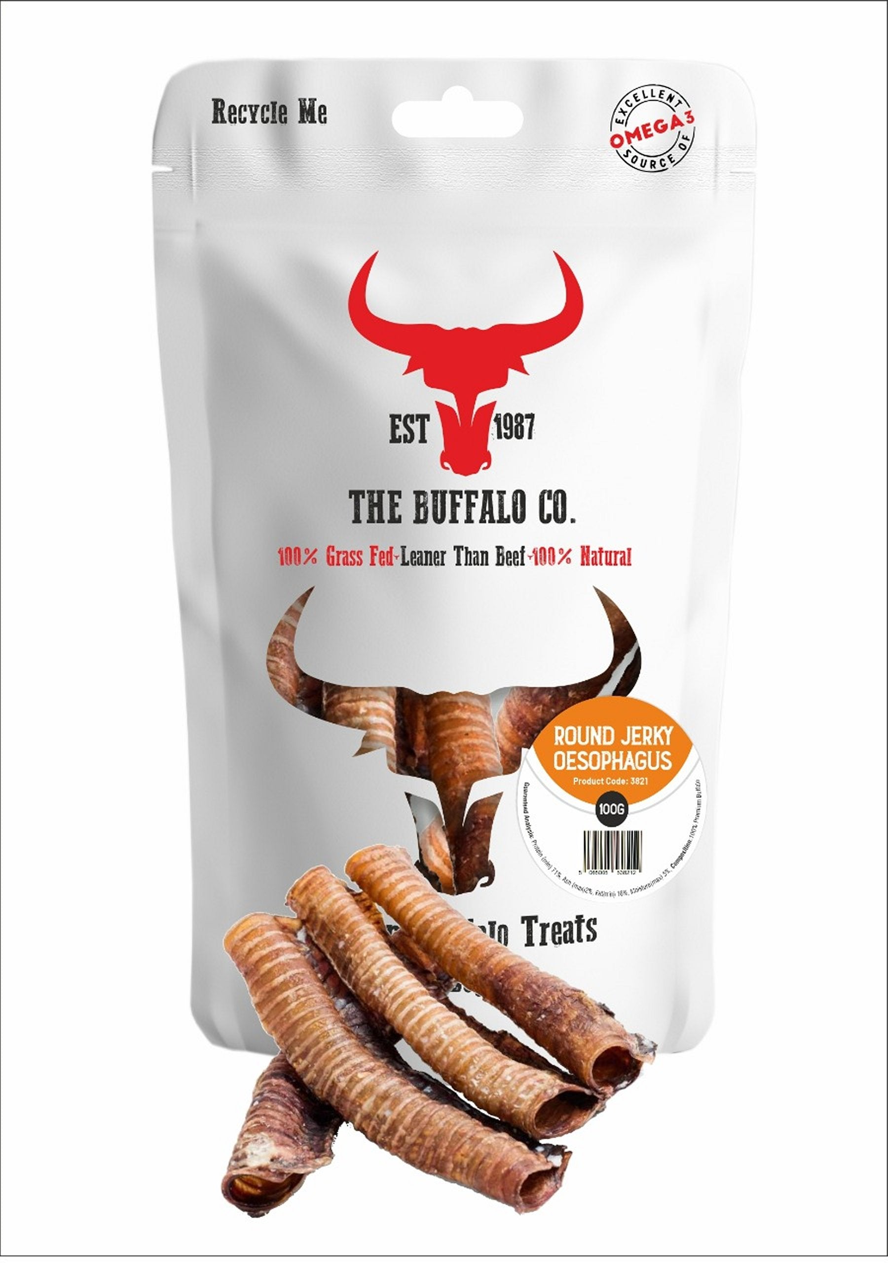 Buffalo Trachea Rounds - Dog Treats – The Buffalo Co.